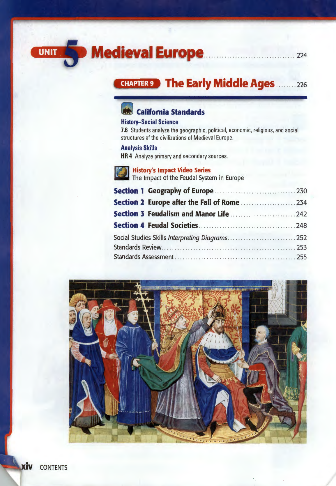 7th Grade World History Medieval to Early Modern Times Cover TOC ...