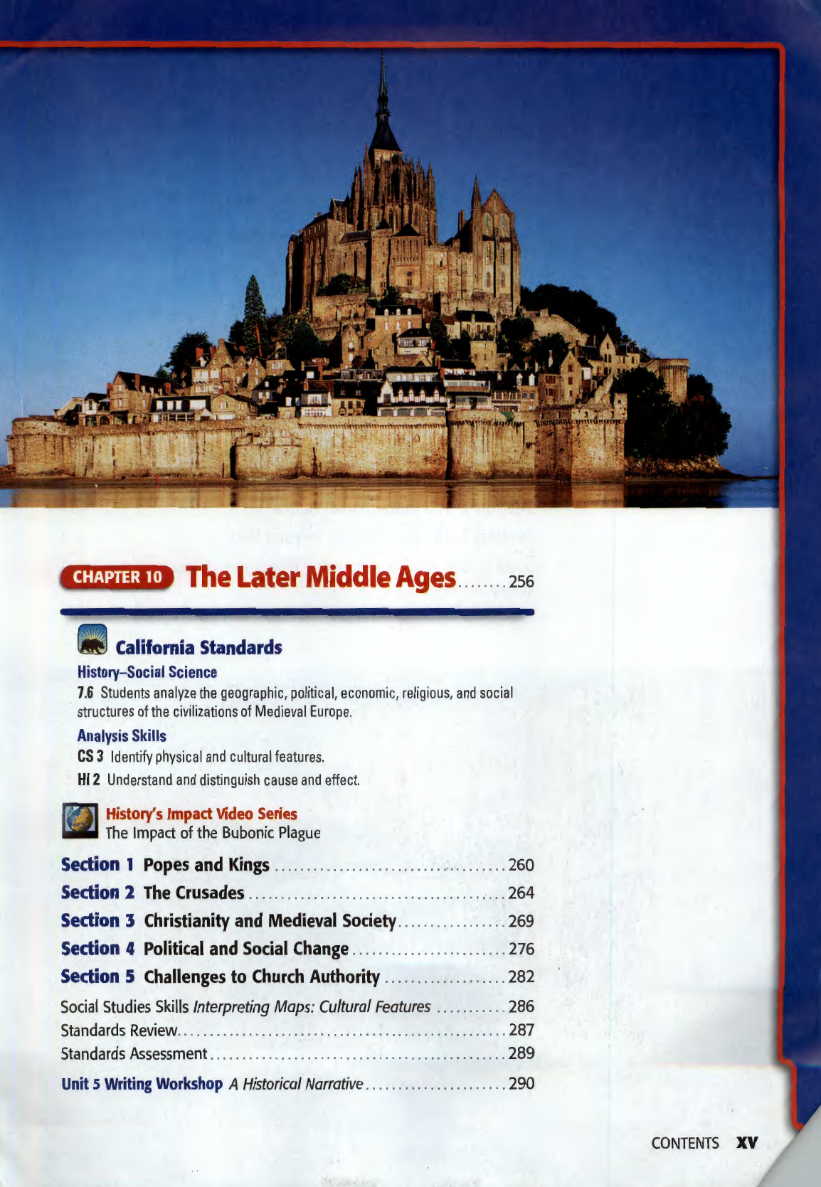 7th Grade World History Medieval to Early Modern Times Cover TOC ...