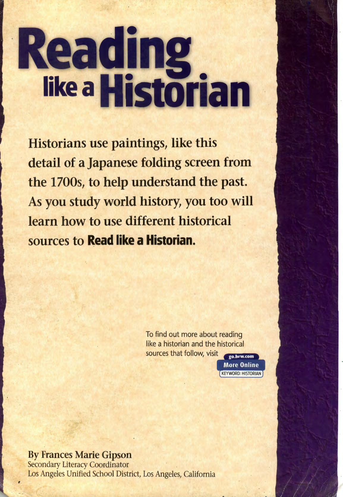 7th Grade World History Medieval to Early Modern Times Cover TOC ...