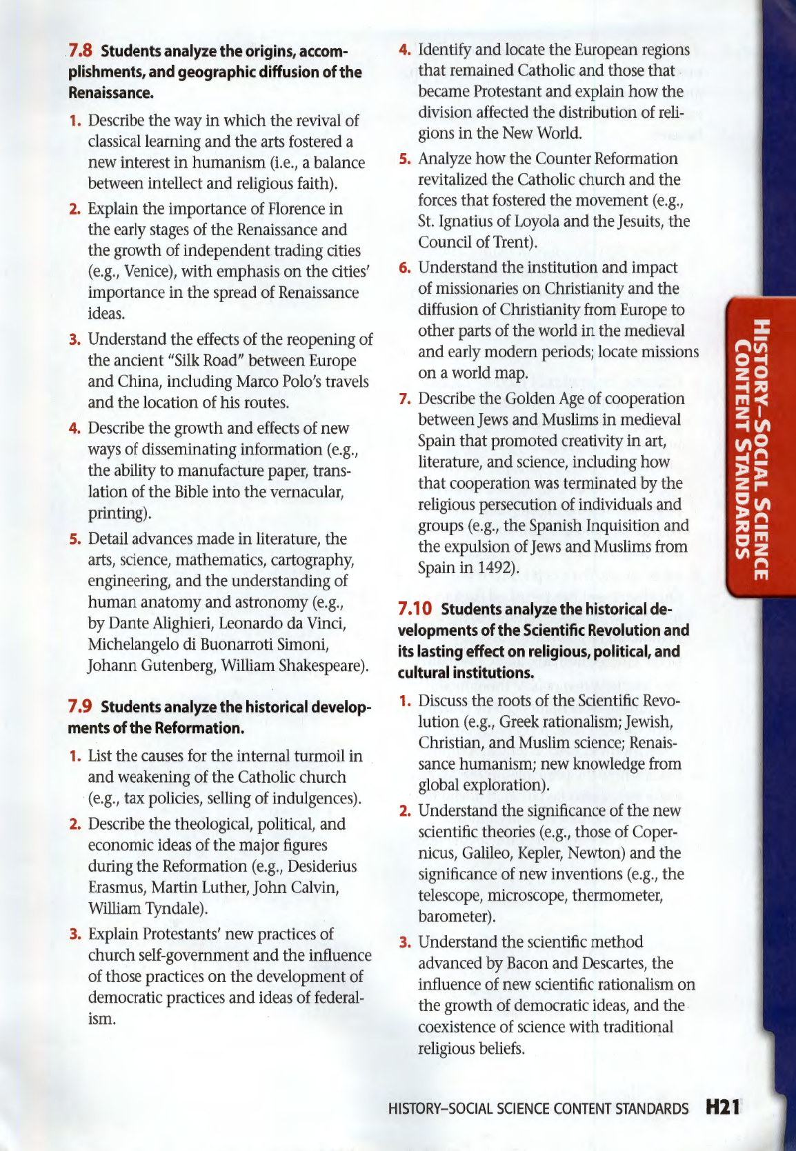 7th Grade World History Medieval to Early Modern Times Cover TOC ...